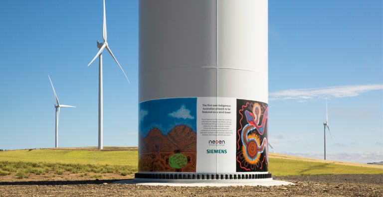 Indigenous art features on South Australian wind towers - Energy Source ...