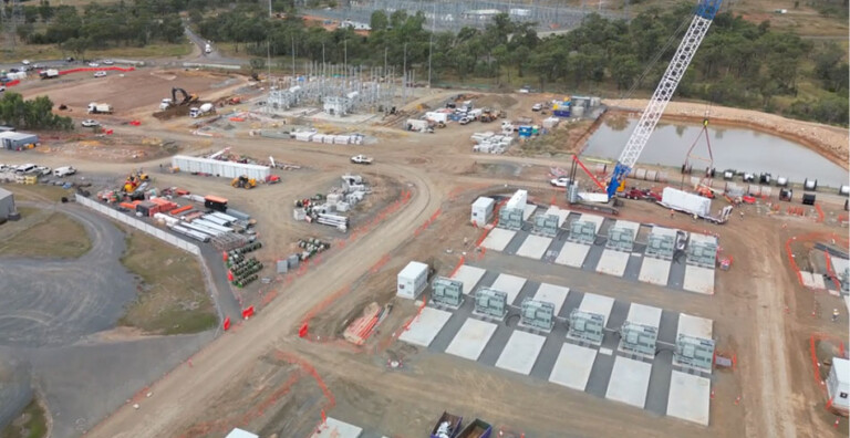 First Megapack units arrive for Stanwell Battery